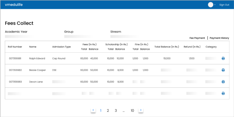Fees Management Software | Elevate Institute's finances