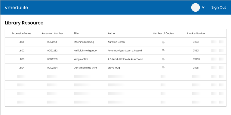 Integrated Library Management System - vmedulife